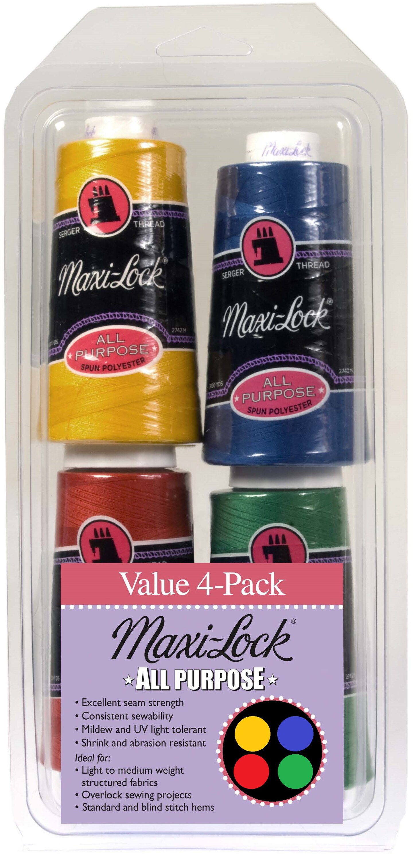 Maxi-Lock All Purpose Value Pack 4/Pkg | Michaels