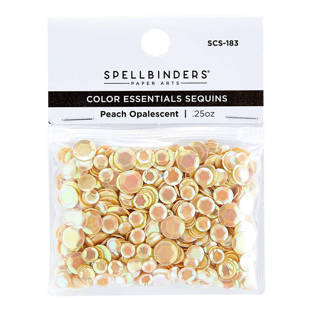 Spellbinders Opalescent Color Essentials Sequins-Peach | Michaels