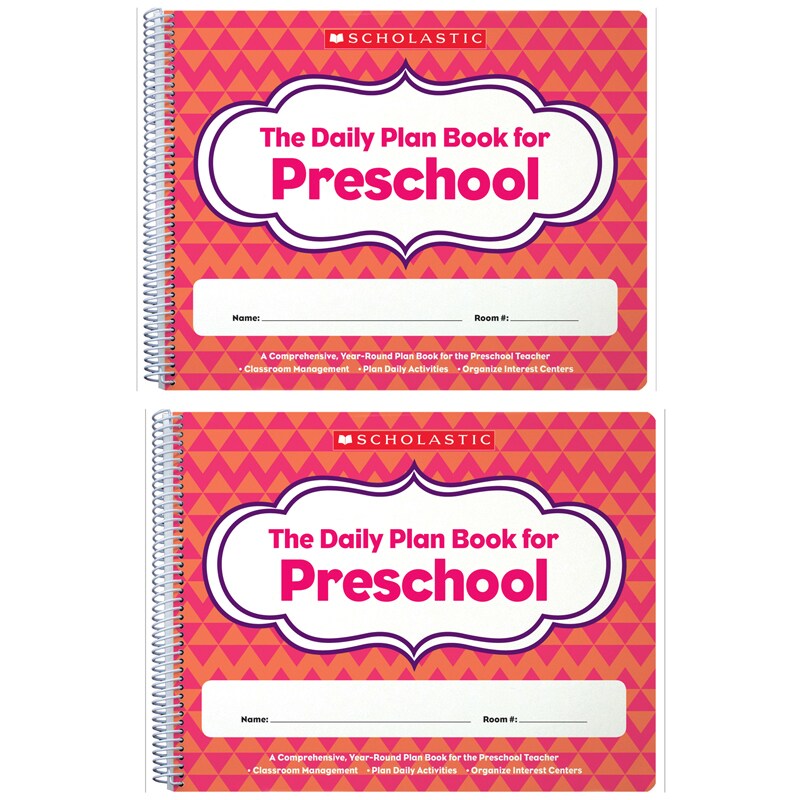 The Daily Plan Book for Preschool, Pack of 2 | Michaels