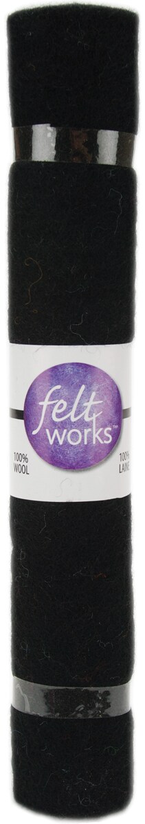 Dimensions Feltworks Felt Roll 12"X12"-Black | Michaels