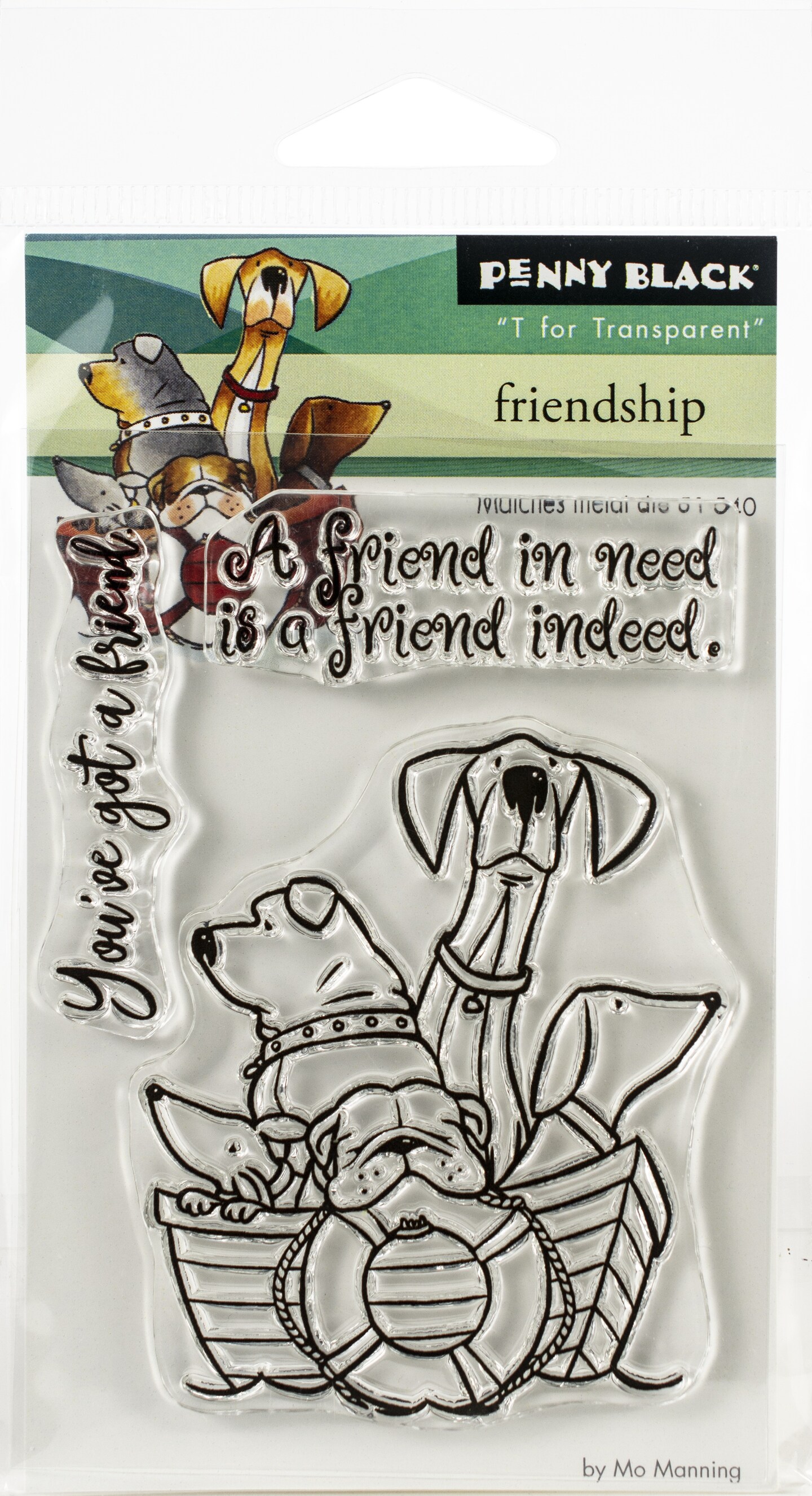 Penny Black Clear Stamps-Friendship 3"X4" | Michaels