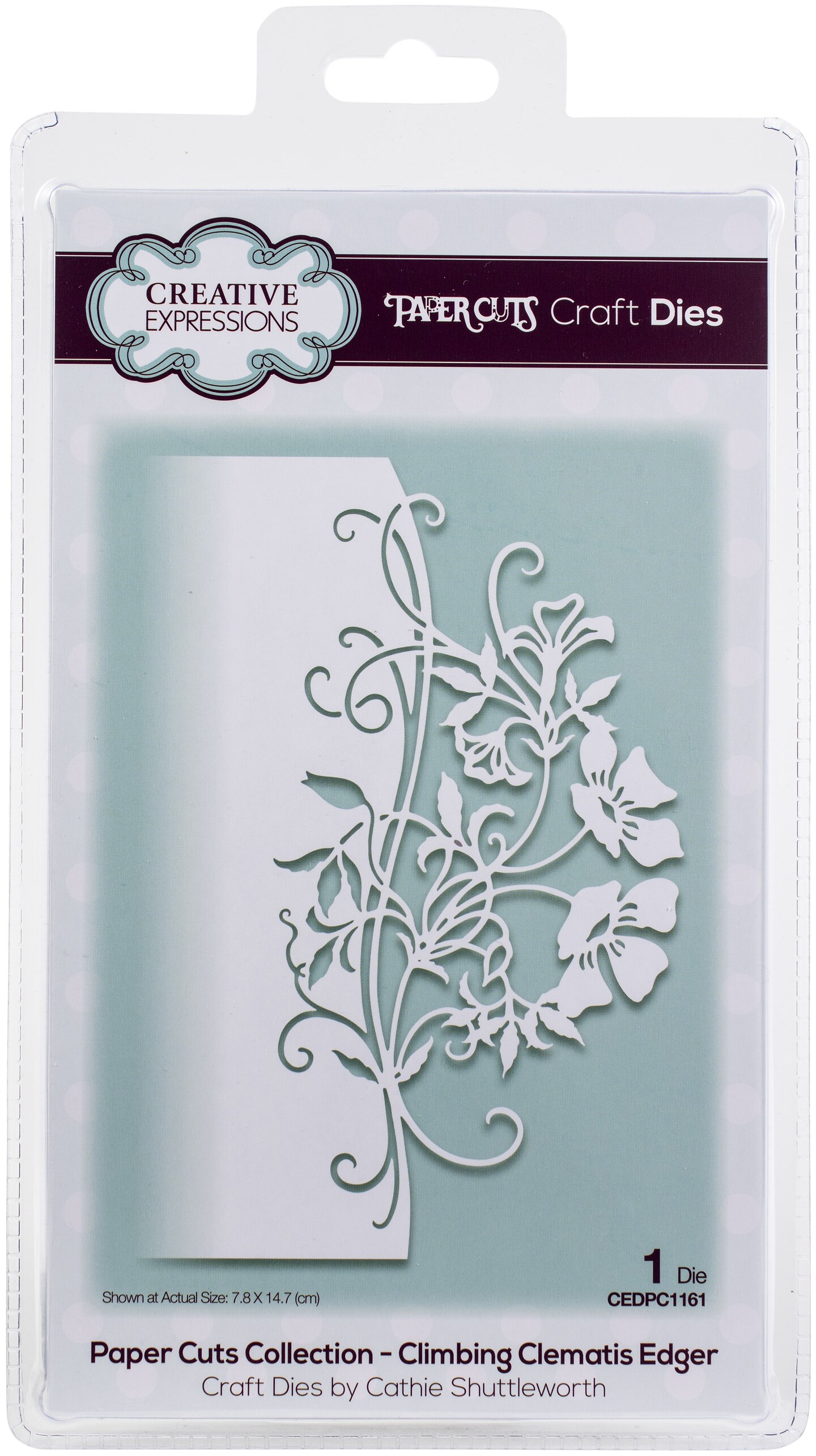 Creative Expressions Paper Cuts Edger Craft Dies-Climbing Clematis ...