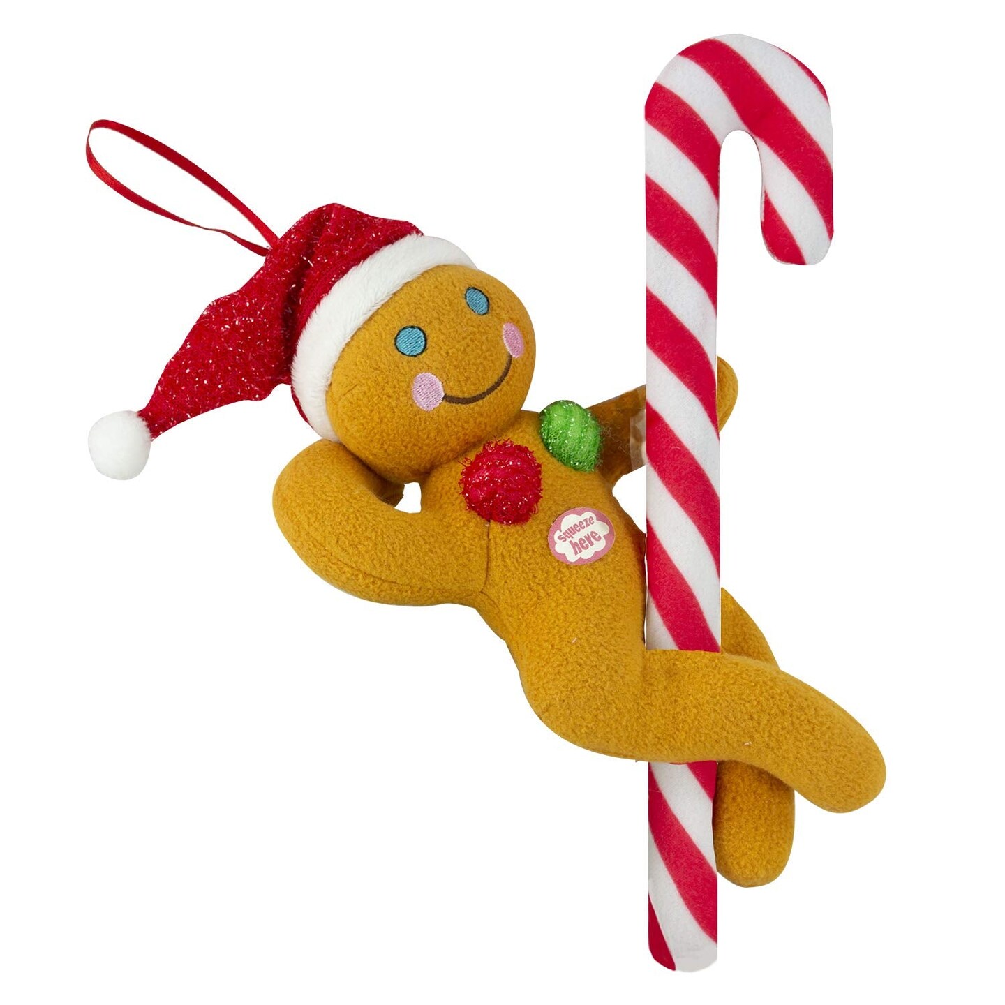 Tekky Naughty Dirty Signing Gingerbread Pole Dancer Tree Ornament ...