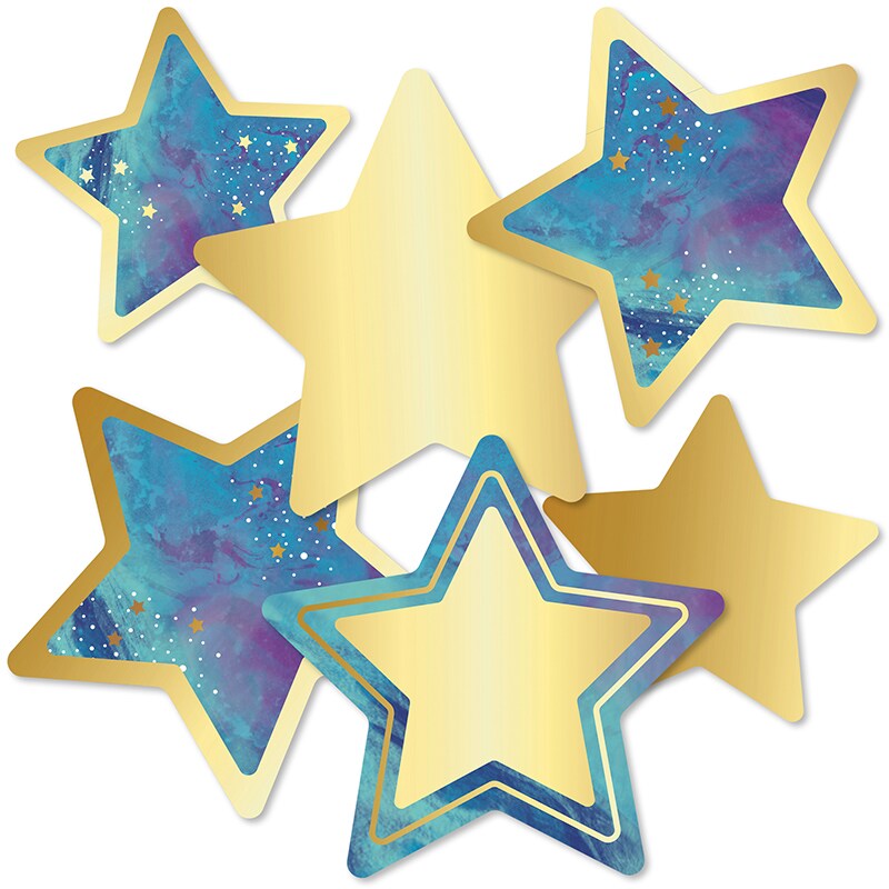 Galaxy Stars Cut-Outs, Pack of 36 | Michaels