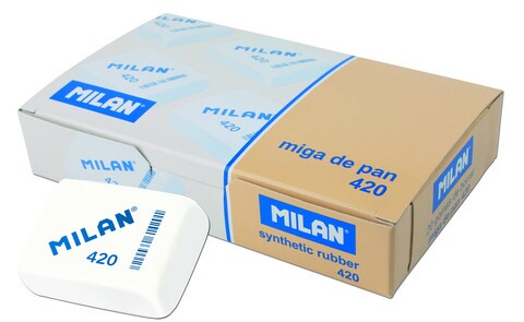 MILAN LARGE SYNTHETIC RUBBER ERASER ASSORTED COLORS (420) | Michaels