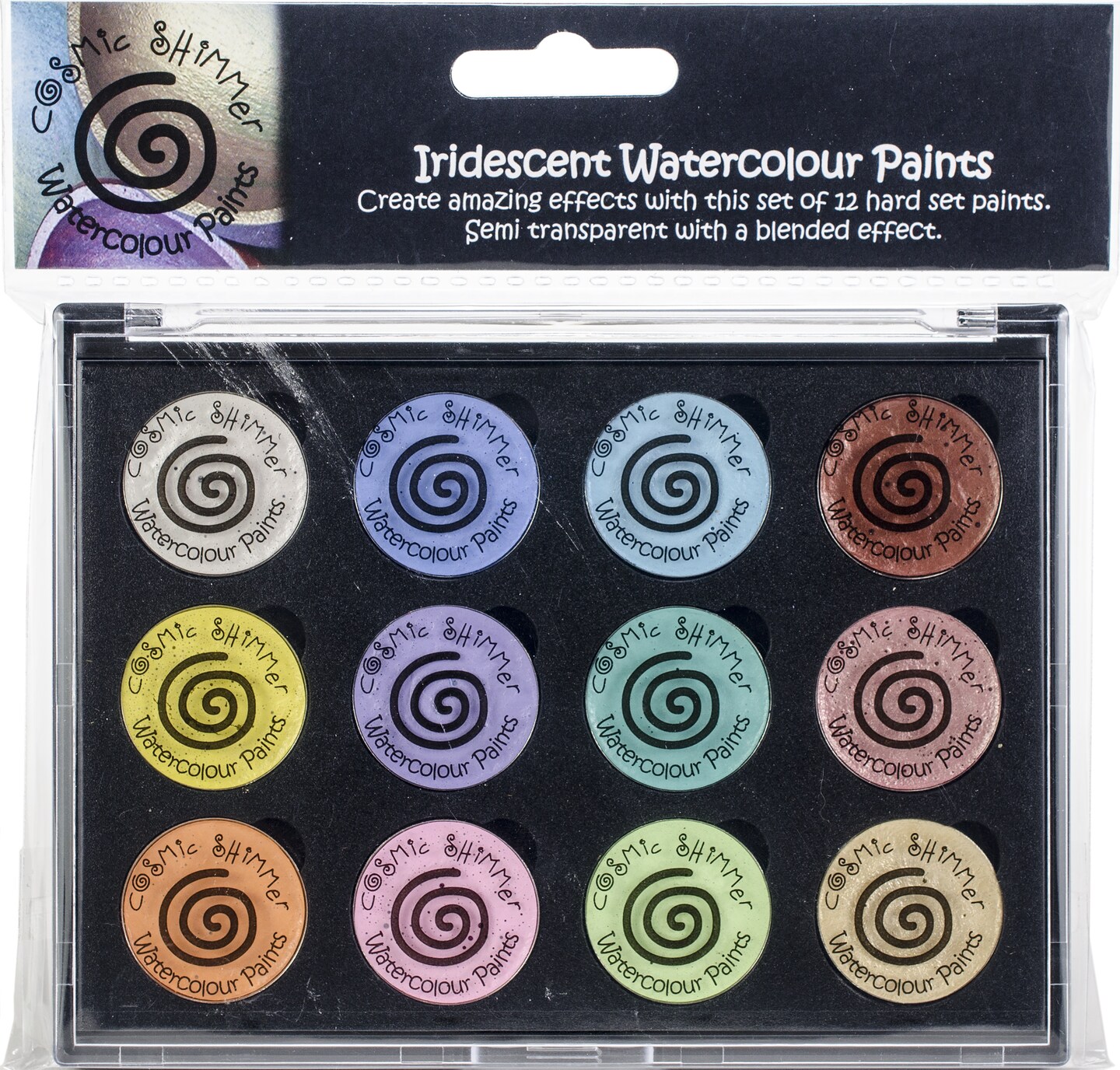 Cosmic Shimmer Iridescent Watercolor Palette Set 8-Perfect Pastels ...