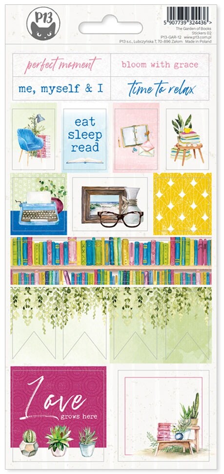 The Garden Of Books Cardstock Stickers 4"X9"-#02 | Michaels