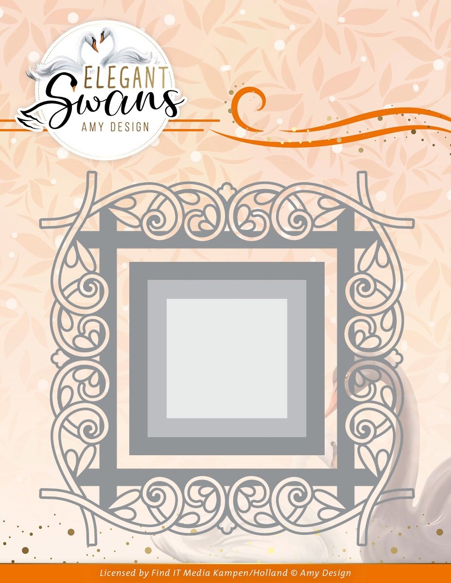 Find It Trading Amy Design Die-Elegant Frame, Elegant Swans | Michaels