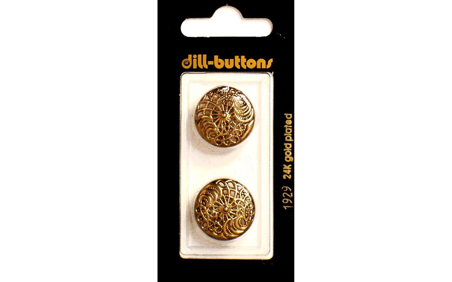 Dill Buttons 20Mm 2Pc Shank Metal Antique Gold | Michaels