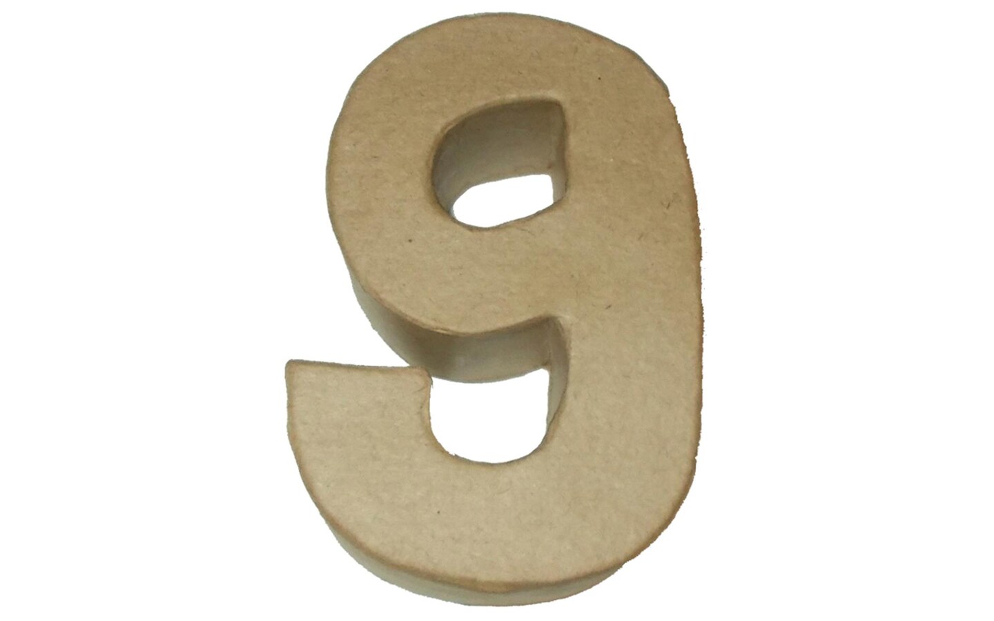 Pa Paper Mache 4" Number 9 Kraft | Michaels