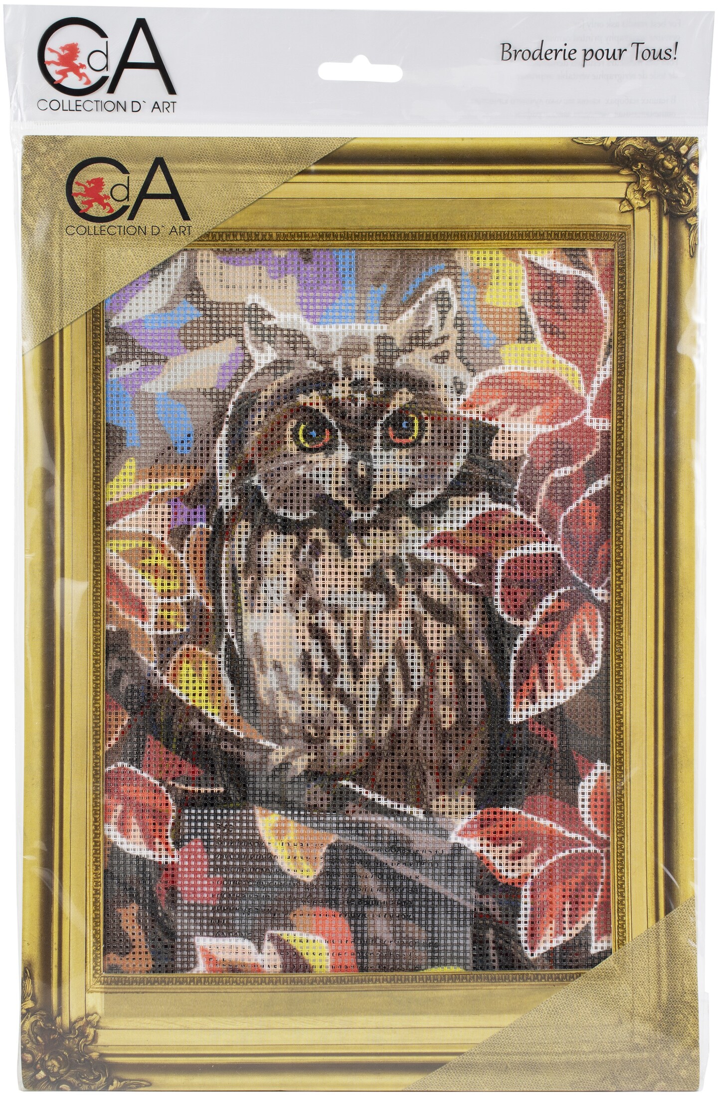 Collection D'art Needlepoint Tapestry Kit 11.8"X15.75"-Owl | Michaels