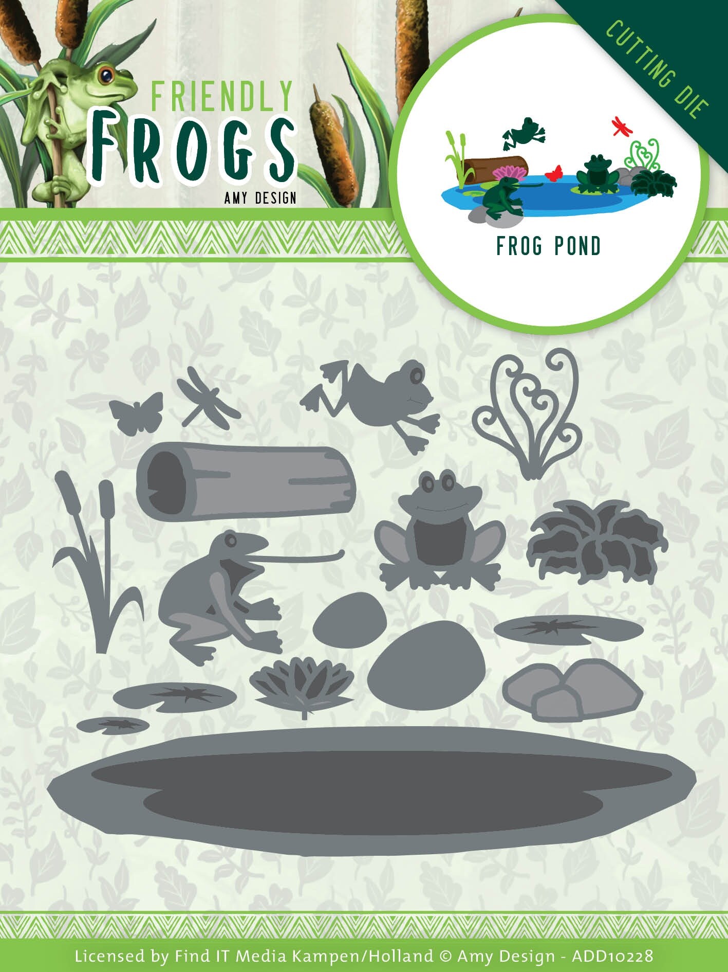 Find It Trading Amy Design Die-Frog Pond, Friendly Frogs | Michaels