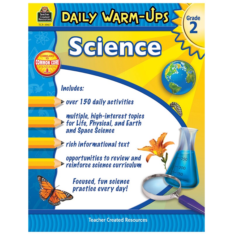 Daily Warm-Ups Science Book, Grade 2 | Michaels