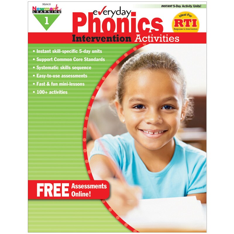 Everyday Intervention Activities For Phonics, Grade 1 | Michaels