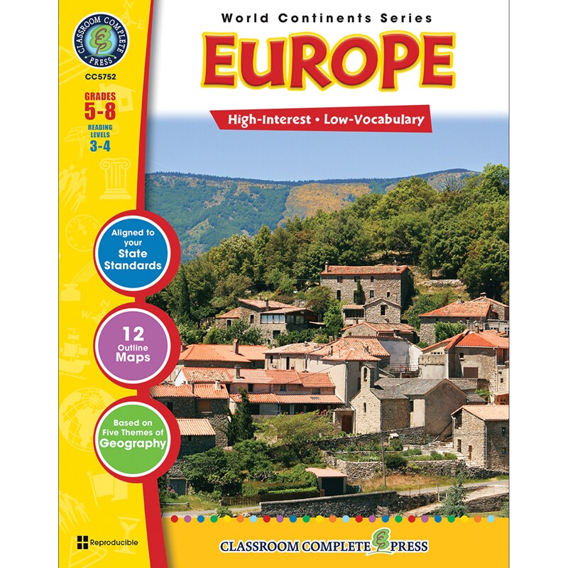 Europe Resource Book, Grade 5-8 | Michaels