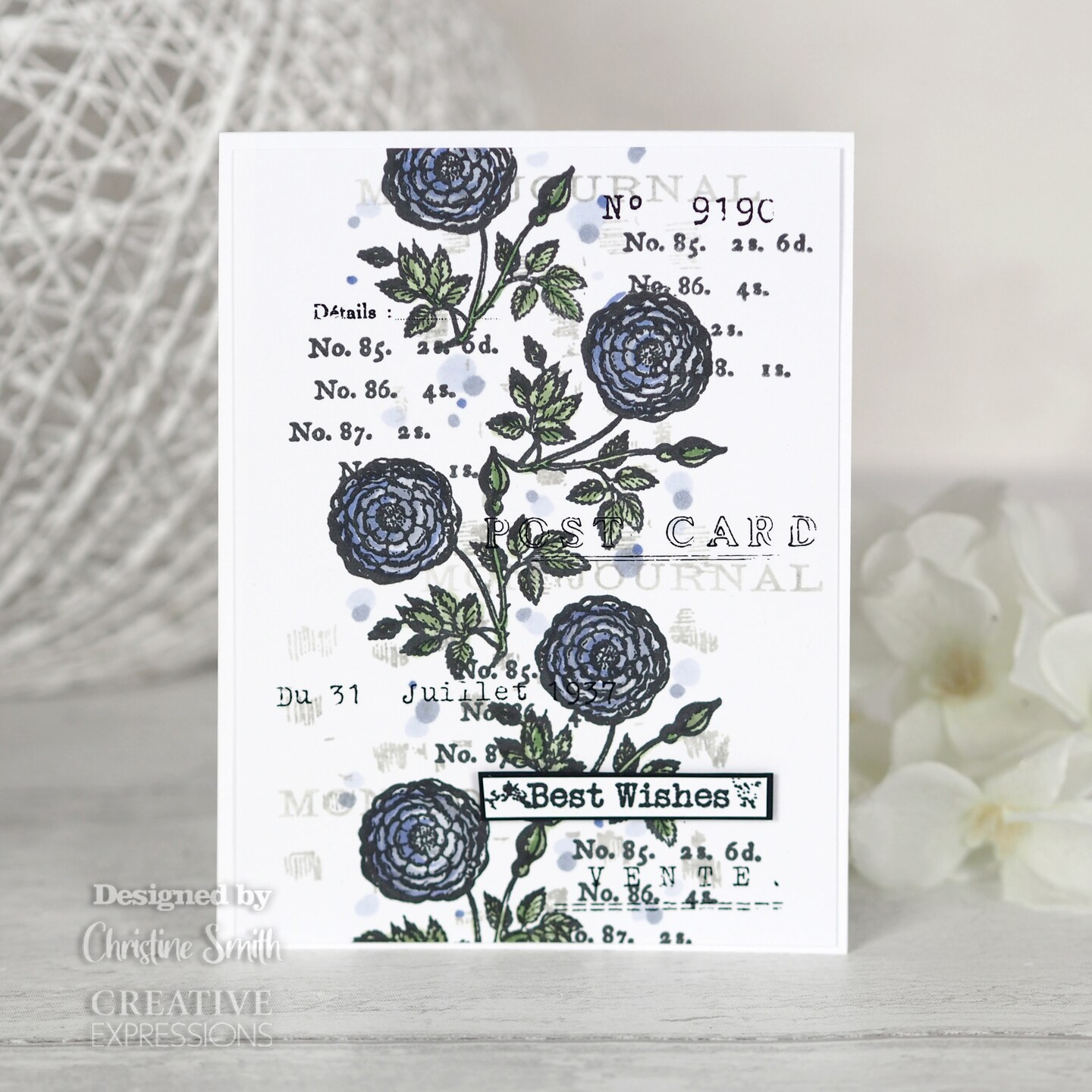 Creative Expressions A5 Clear Stamp Set By Sam Poole-Shabby Textures ...