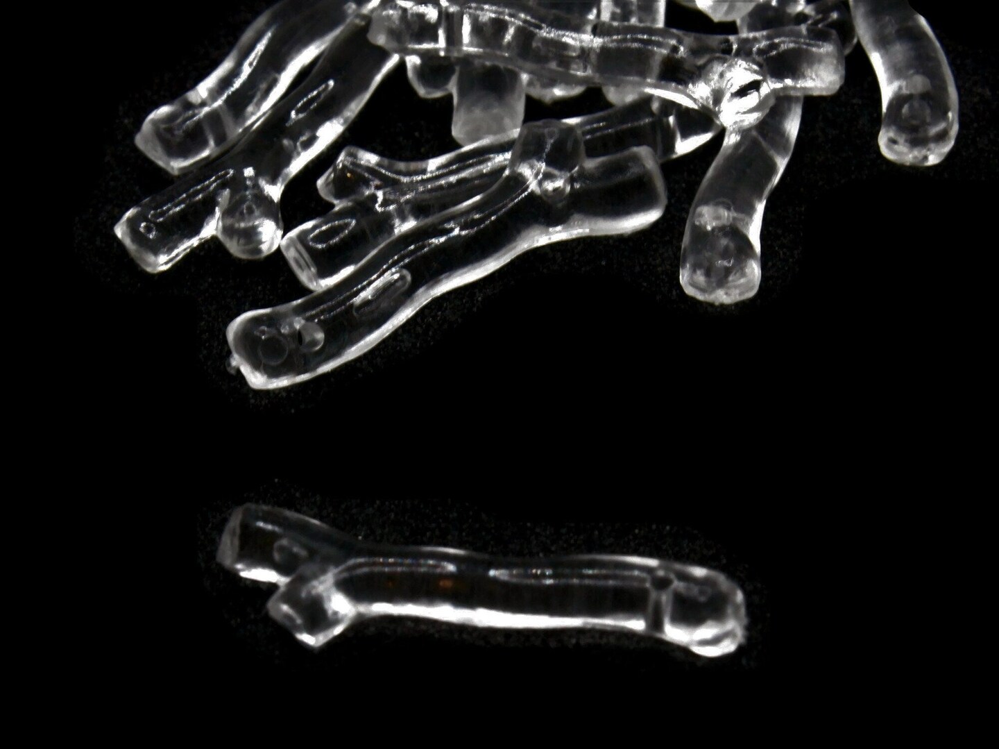 20 21mm Clear Vintage Plastic Branch Beads | Michaels