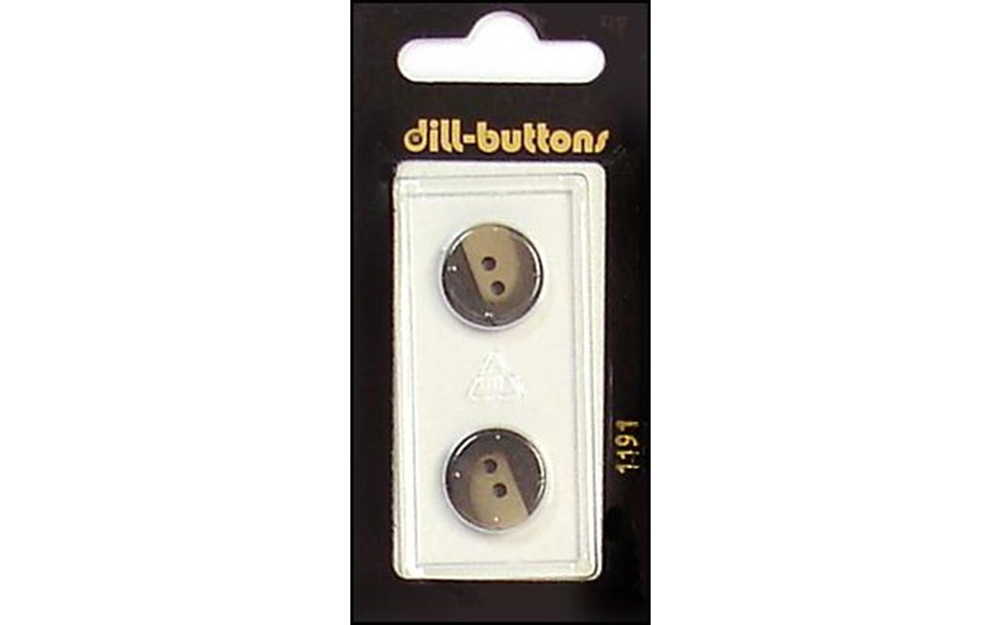 Dill Buttons 15Mm 2Pc 2 Hole Brown | Michaels