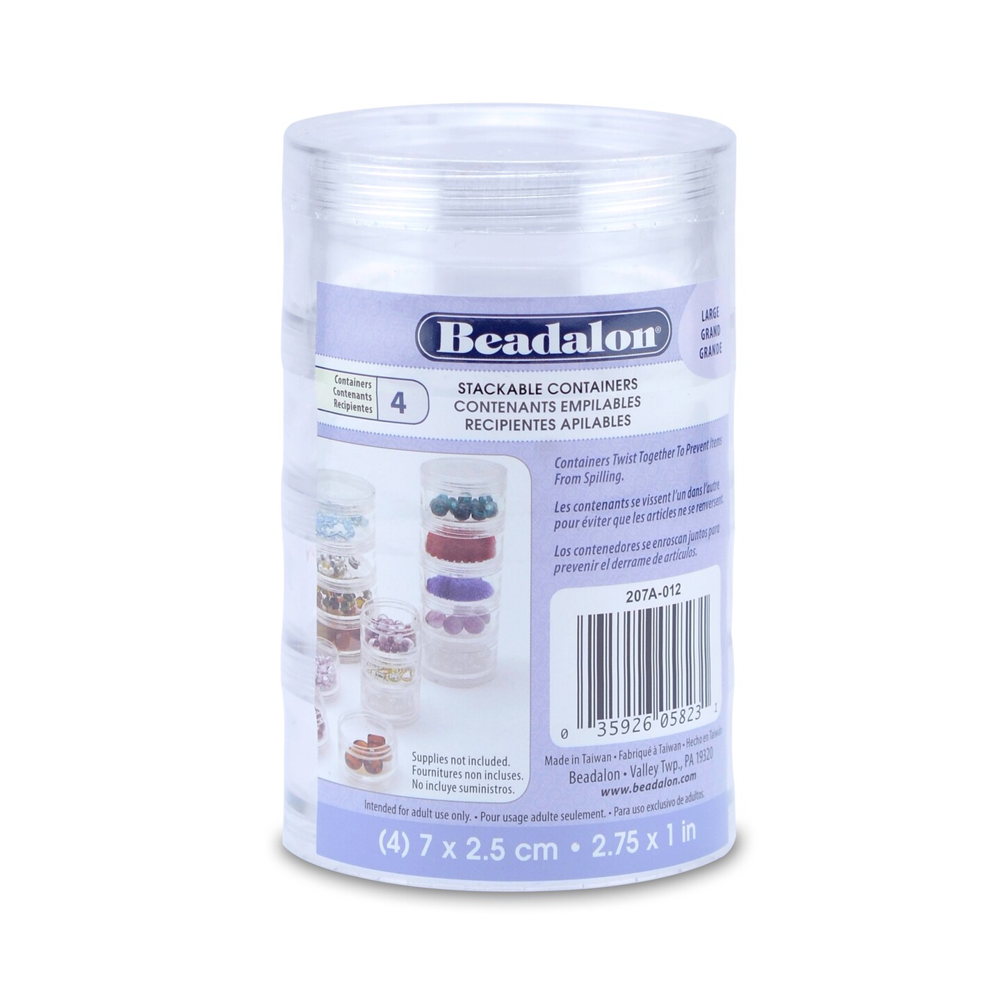 Beadalon Beading Storage, 4-Stack Container, Large | Michaels