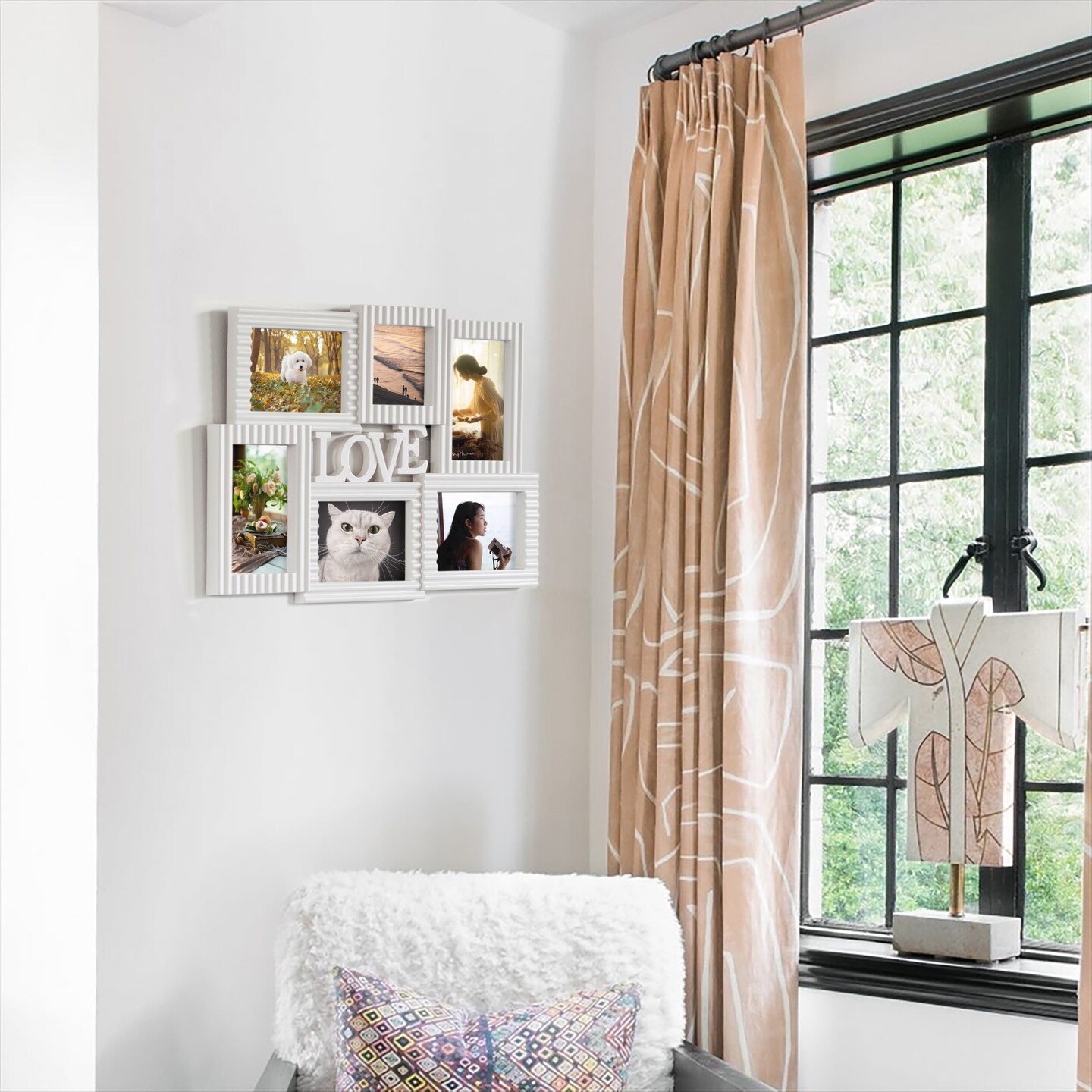 Decorative Modern Wall Mounted Collage Picture Holder Multi Photo Frame ...