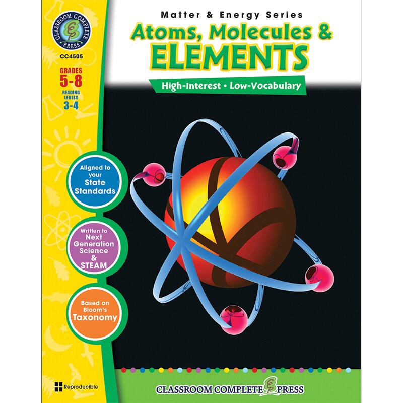 Atoms, Molecules & Elements Resource Book, Grades 5-8 | Michaels
