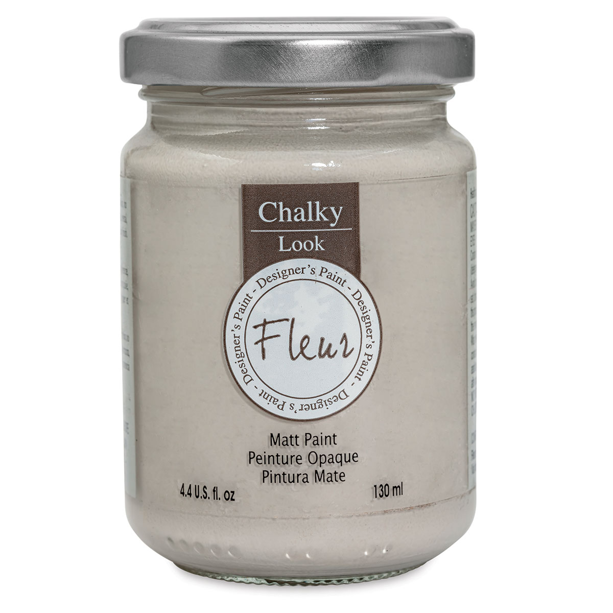 Fleur Chalky Look Paint - Greige, 4.4 oz jar | Michaels