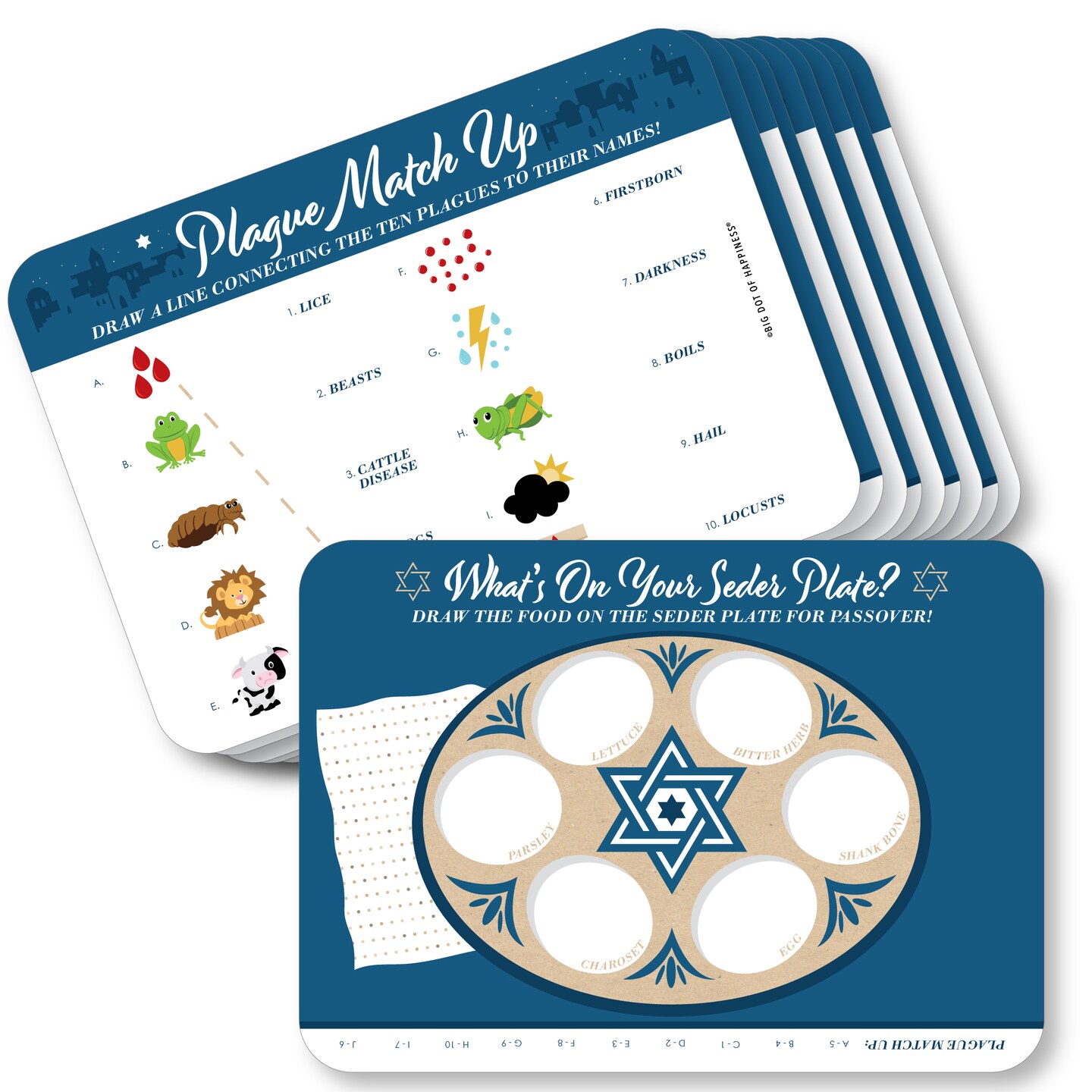 Big Dot of Happiness Happy Passover - 2-in-1 Pesach Jewish Holiday ...