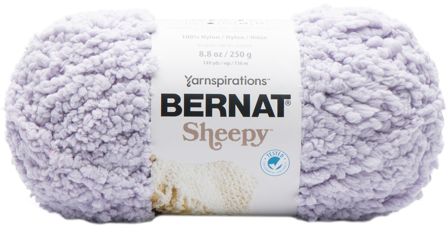 Bernat Sheepy Yarn-Lilac Gray | Michaels