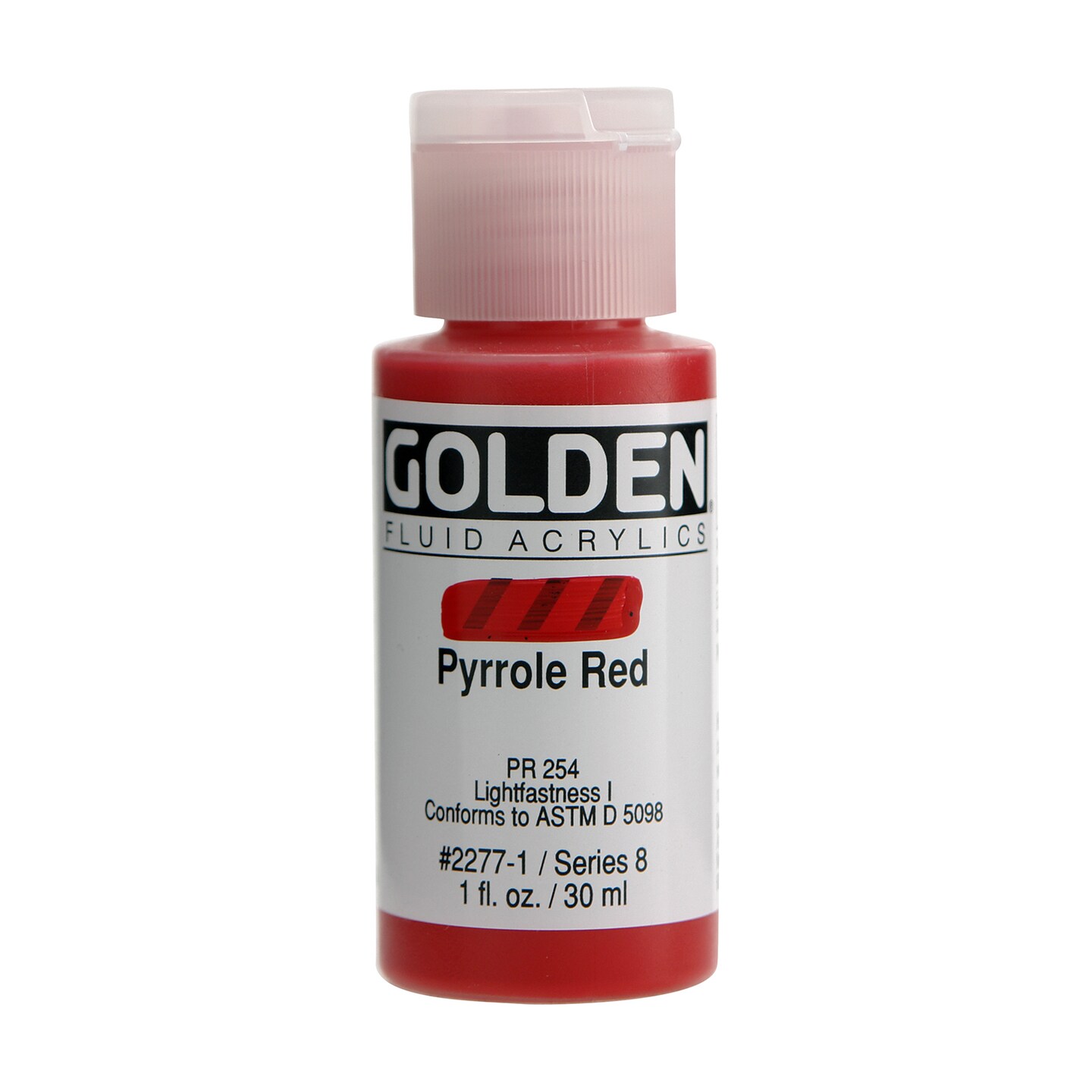 Golden Fluid Acrylic, 1 Oz., Pyrrole Red | Michaels