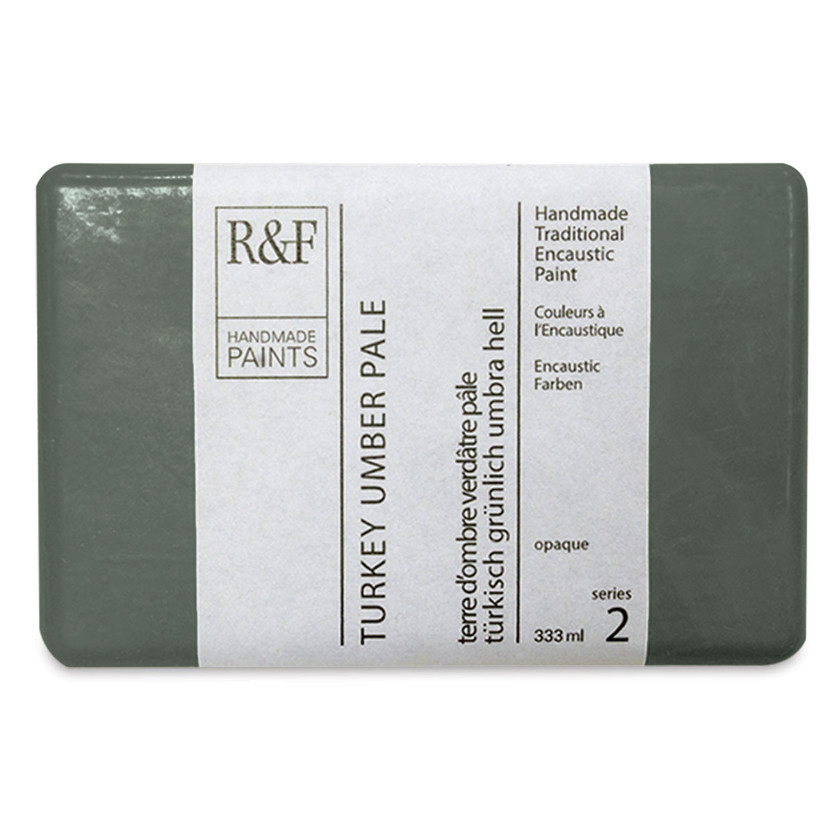 R&F Encaustic Paint Block - Turkey Umber Pale, 333 ml, Block | Michaels