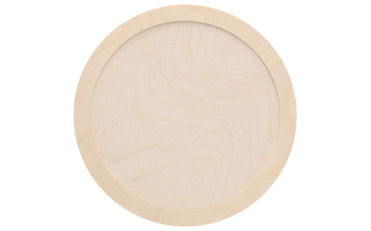 Welled Wood Surface, Circle with Circle Shaped, 10" x 10", for wooden ...