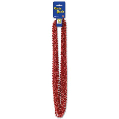 Party Beads Small Round (Red) Party Accessory | Michaels