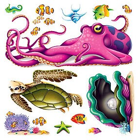 Sea Creature Prop Sheet, Color: Multicolor | Michaels
