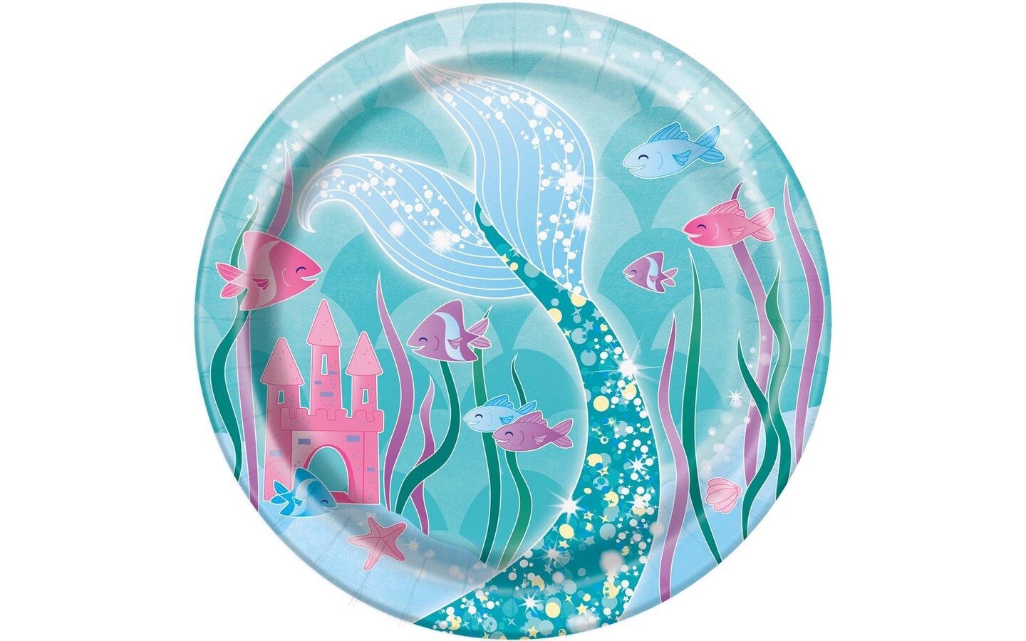 Unique Mermaid 7" Plates 8pc | Michaels