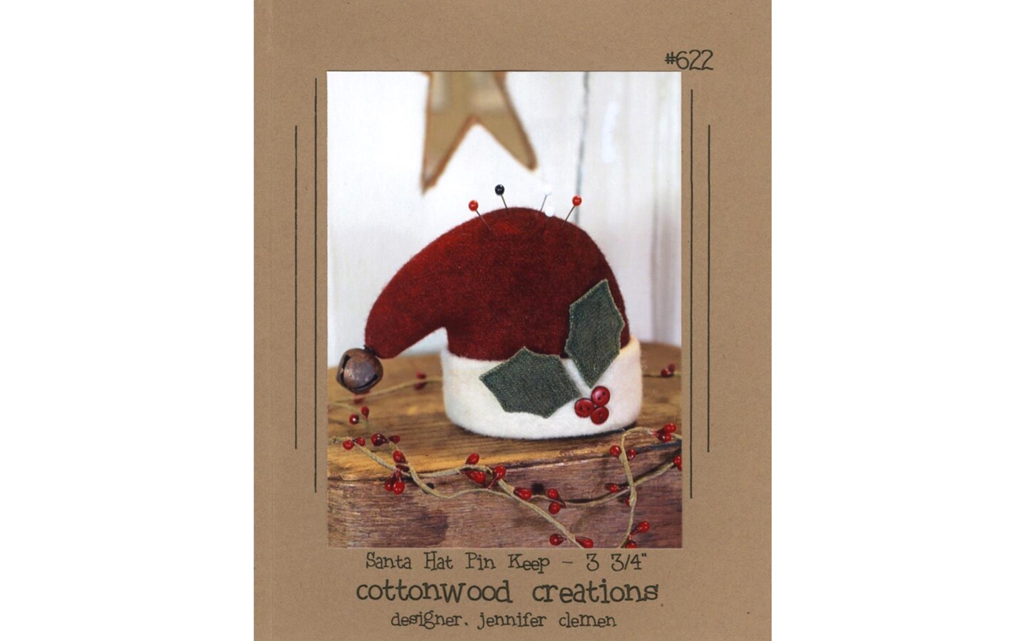 Cottonwood Creations Santa Hat Pin Keep Ptrn | Michaels