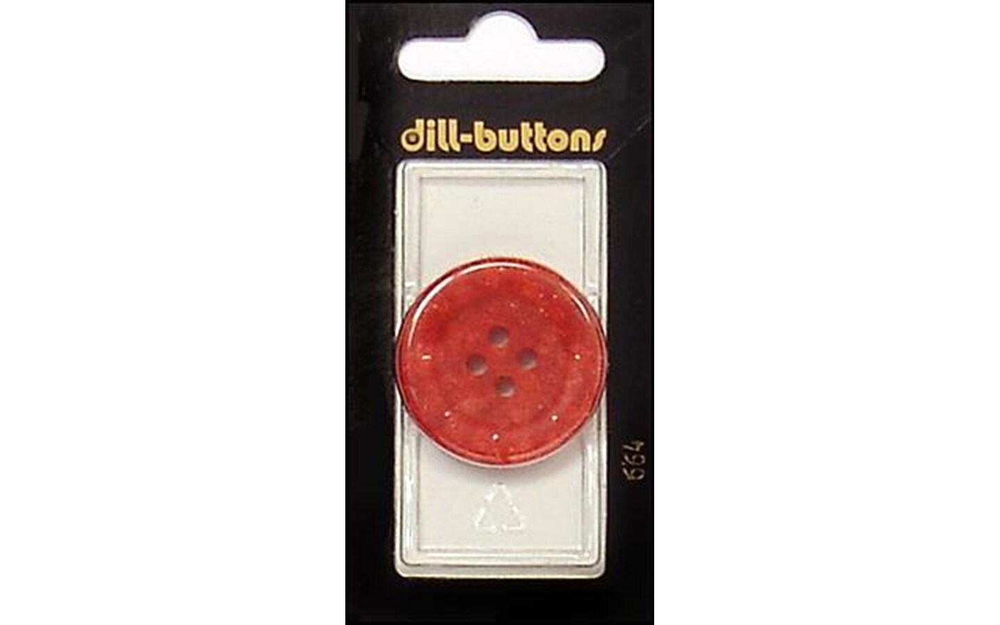 Dill Buttons 30mm 1pc 4 Hole Red | Michaels
