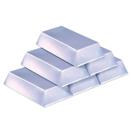 Plastic Silver Bar Decorations | Michaels