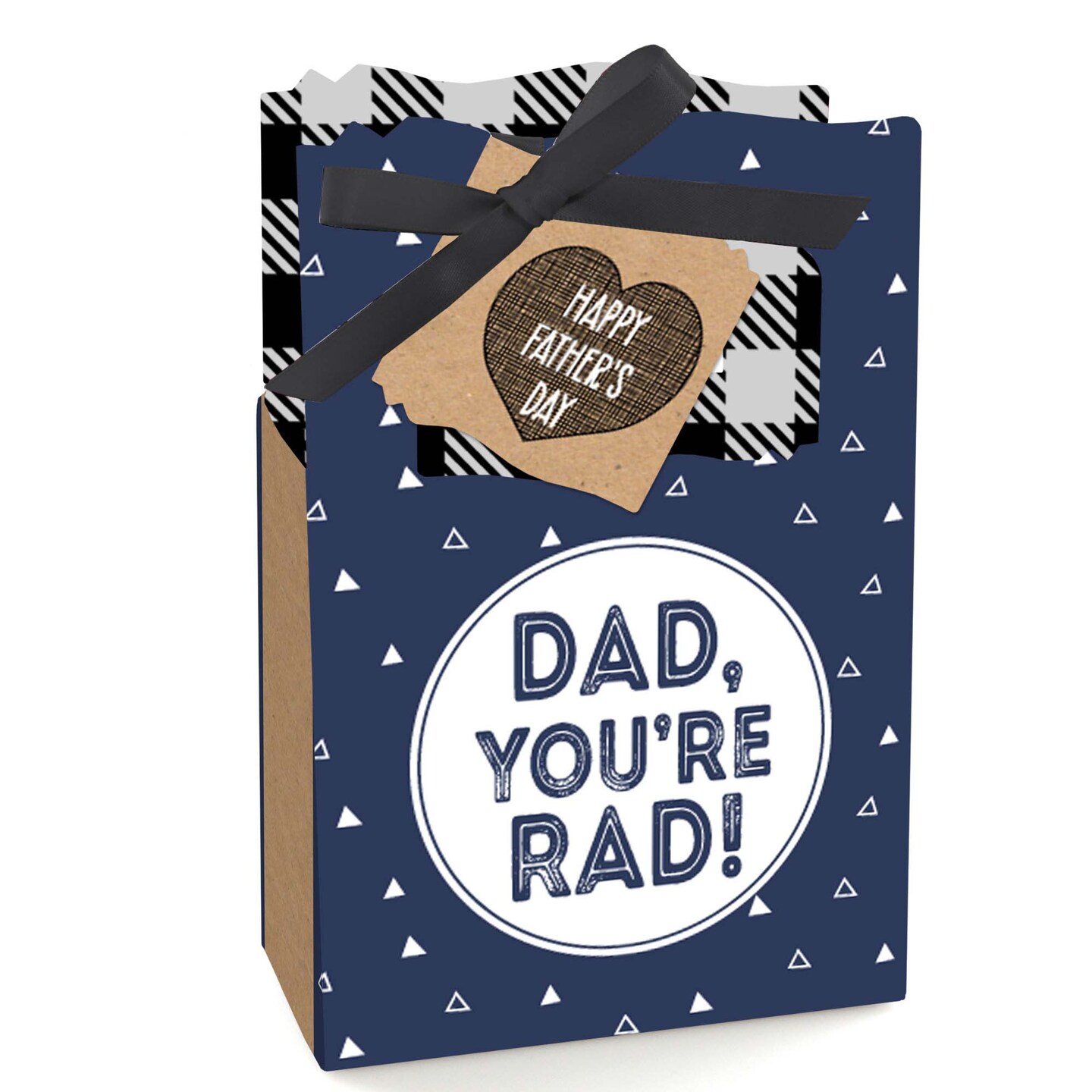 Big Dot Of Happiness My Dad Is Rad Fathers Day Party Favor Boxes