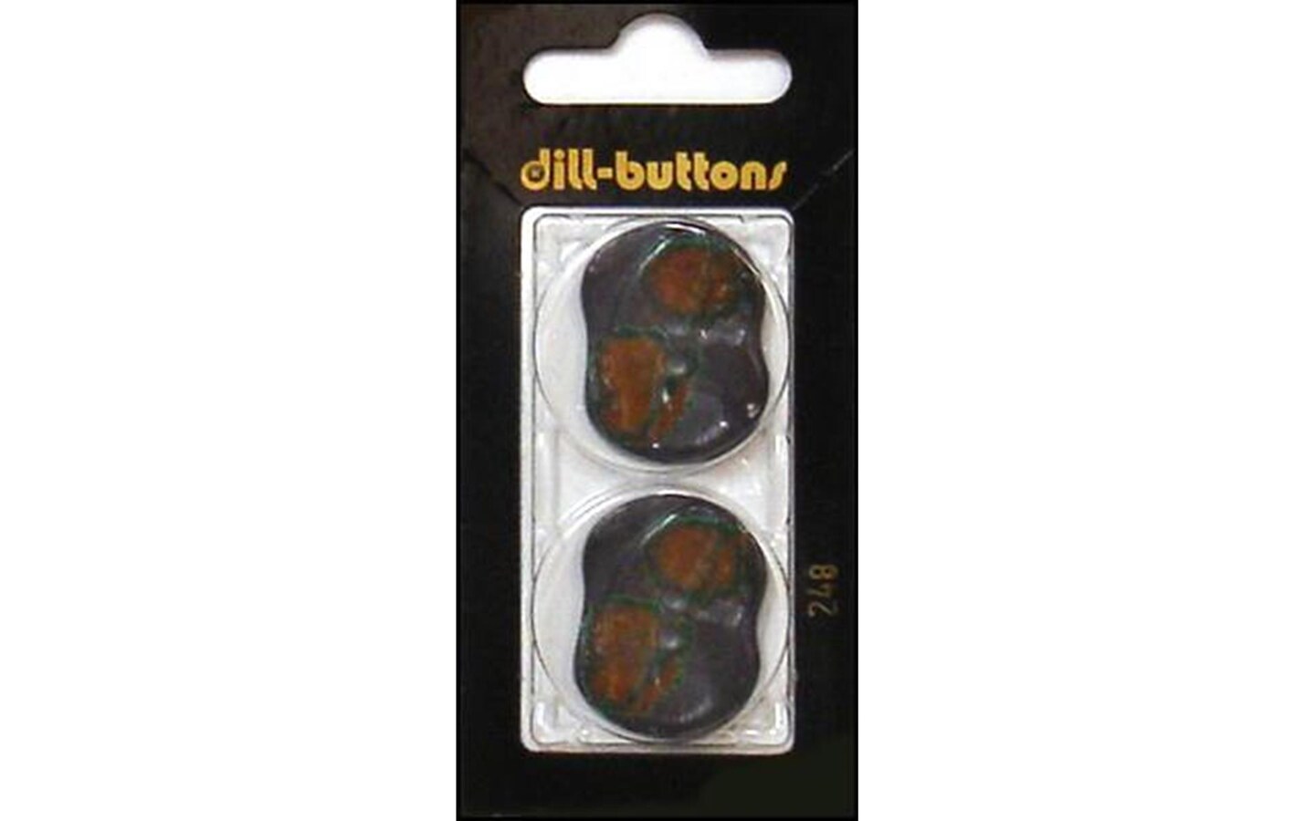 Dill Buttons 28mm 2pc 2 Hole Grey | Michaels