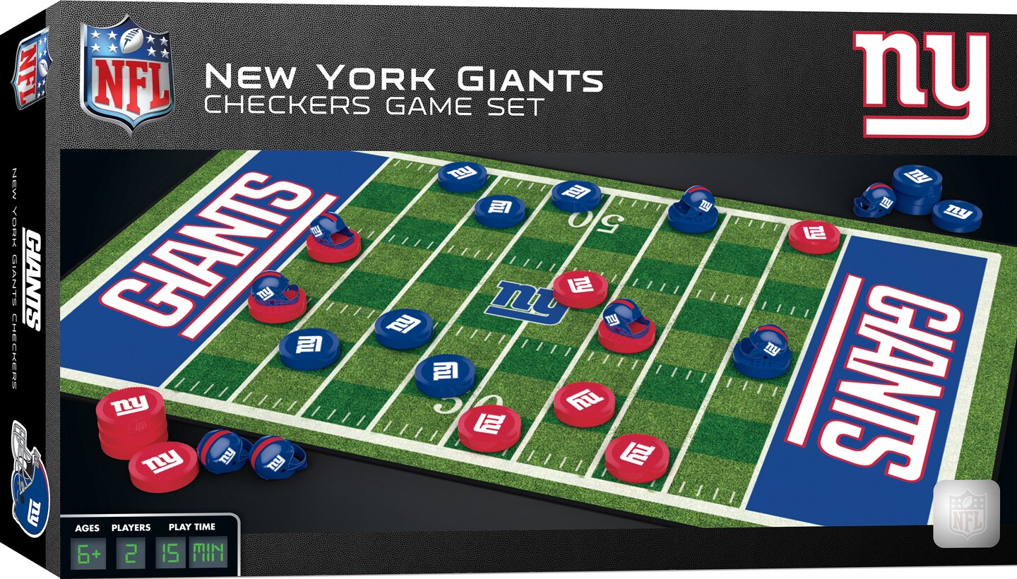 Masterpieces Officially licensed NFL New York Giants Checkers Board ...