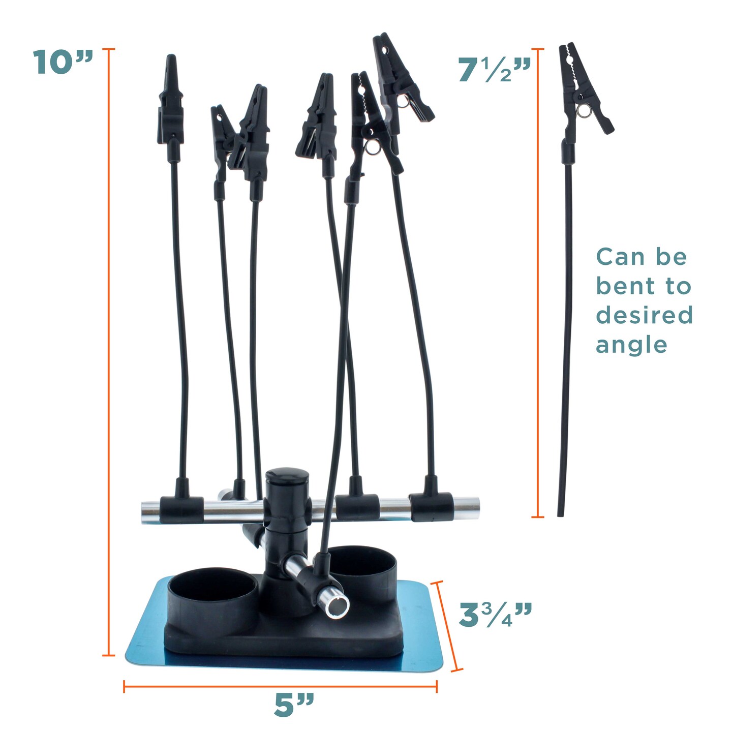 Almighty Clips Airbrush Project Holder with 6 Clips, Adjustable ...