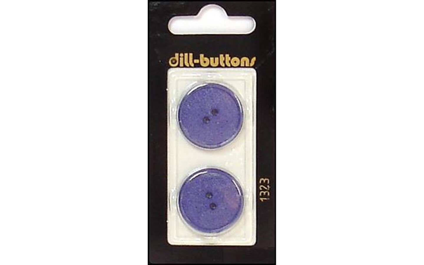 Dill Buttons 23mm 2pc 2 Hole Blue | Michaels