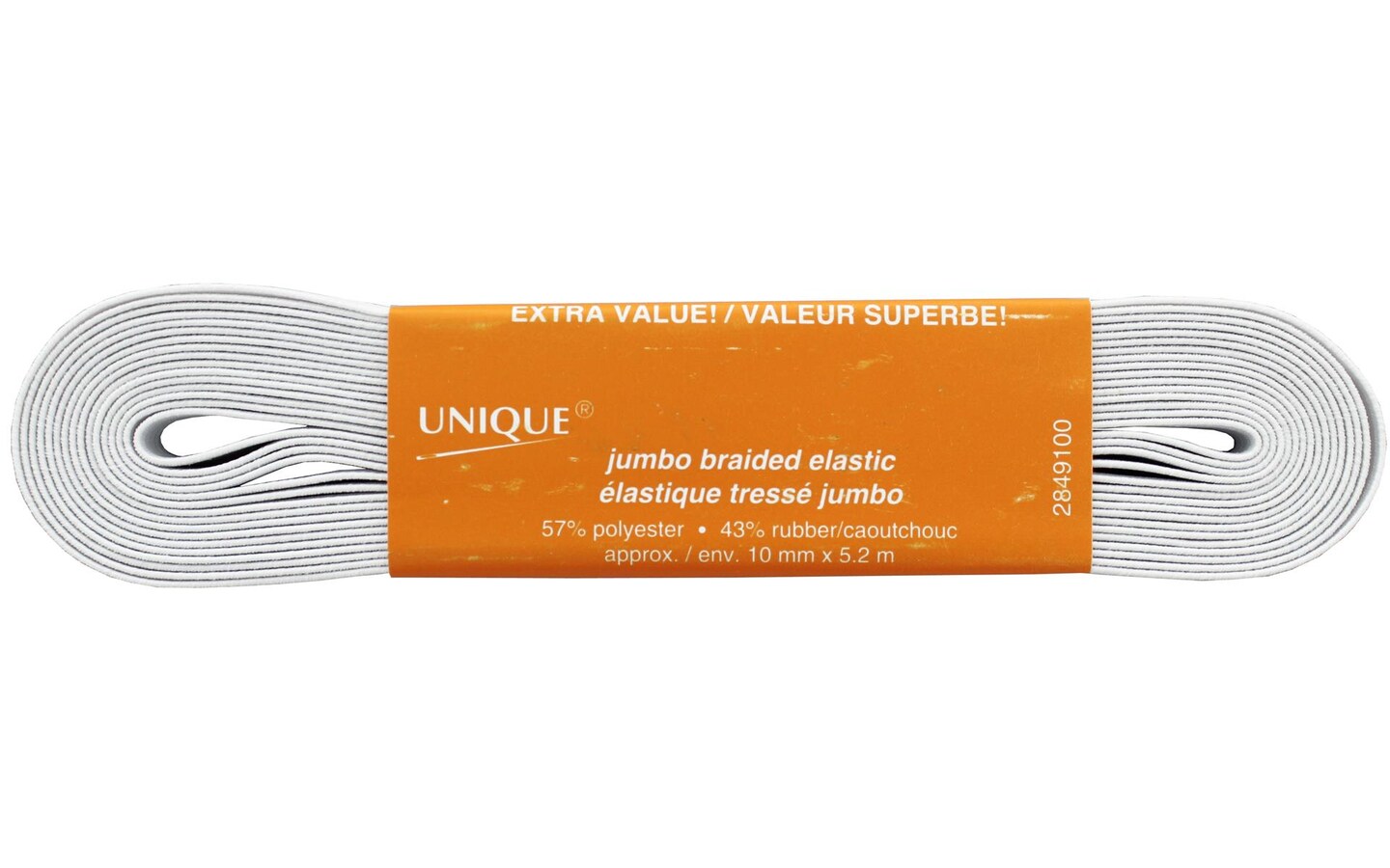 Unique Elastic Braid 1/4"X5.7Yd White | Michaels