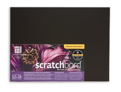 SCRATCHBORD BLACK 6X6 3PK | Michaels