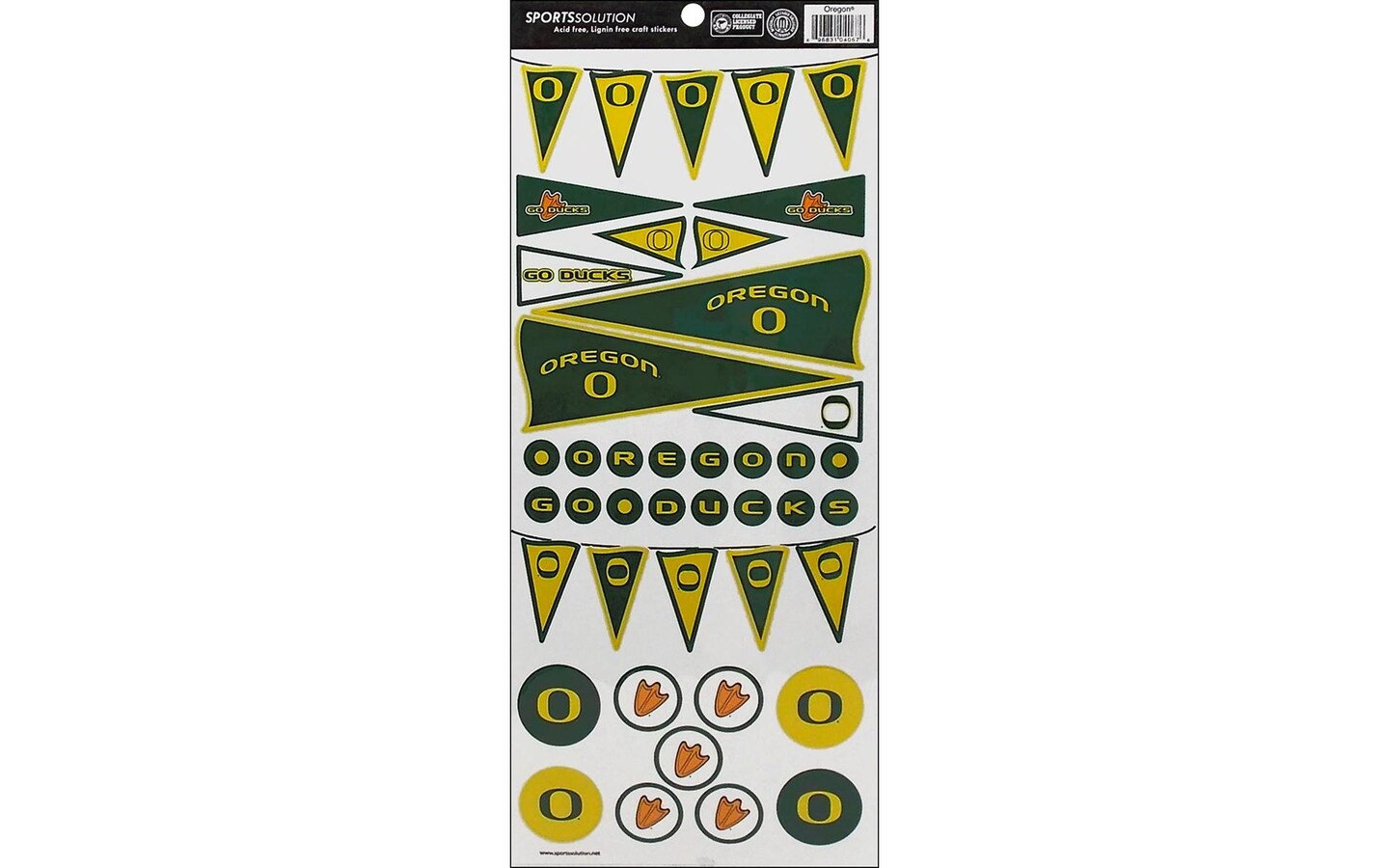 Sports Solution Pennant Sticker Oregon | Michaels