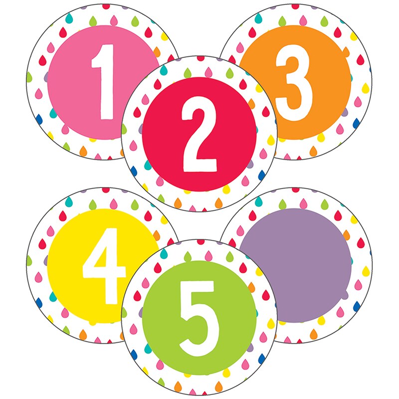 Hello Sunshine Student Numbers Mini Cut-Outs, 35 Pieces | Michaels