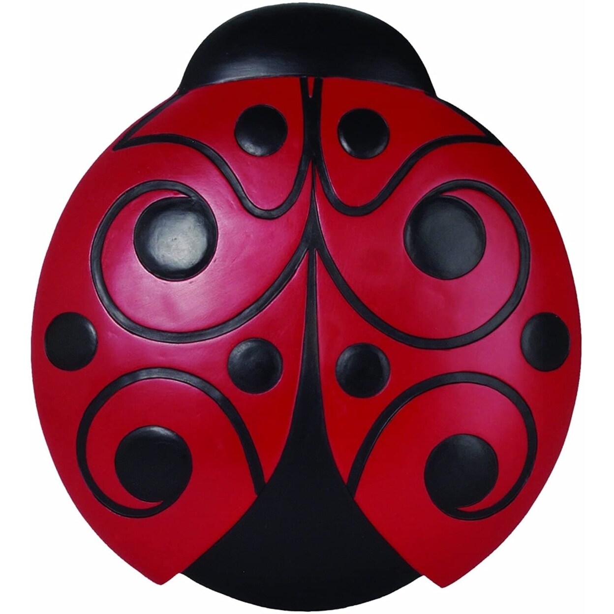 Summerfield Terrace Red and Black Ladybug Decorative Garden Stone ...