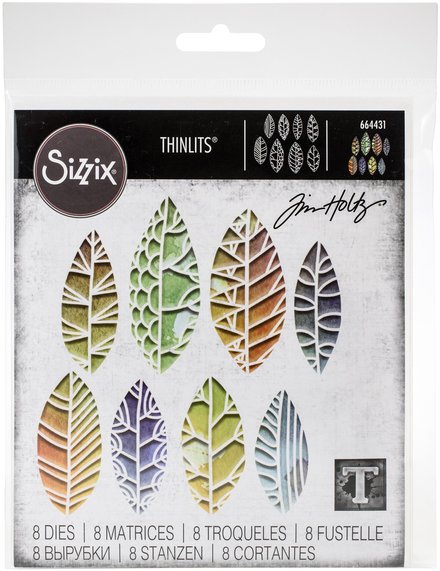 Sizzix Thinlits Dies By Tim Holtz-Cut-Out Leaves | Michaels