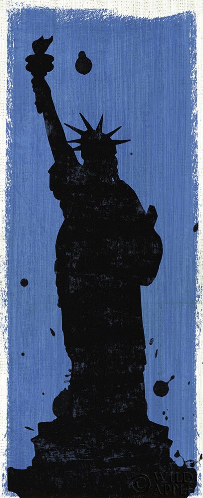 New York City Life Statue Of Liberty Poster Print By Michael Mullan