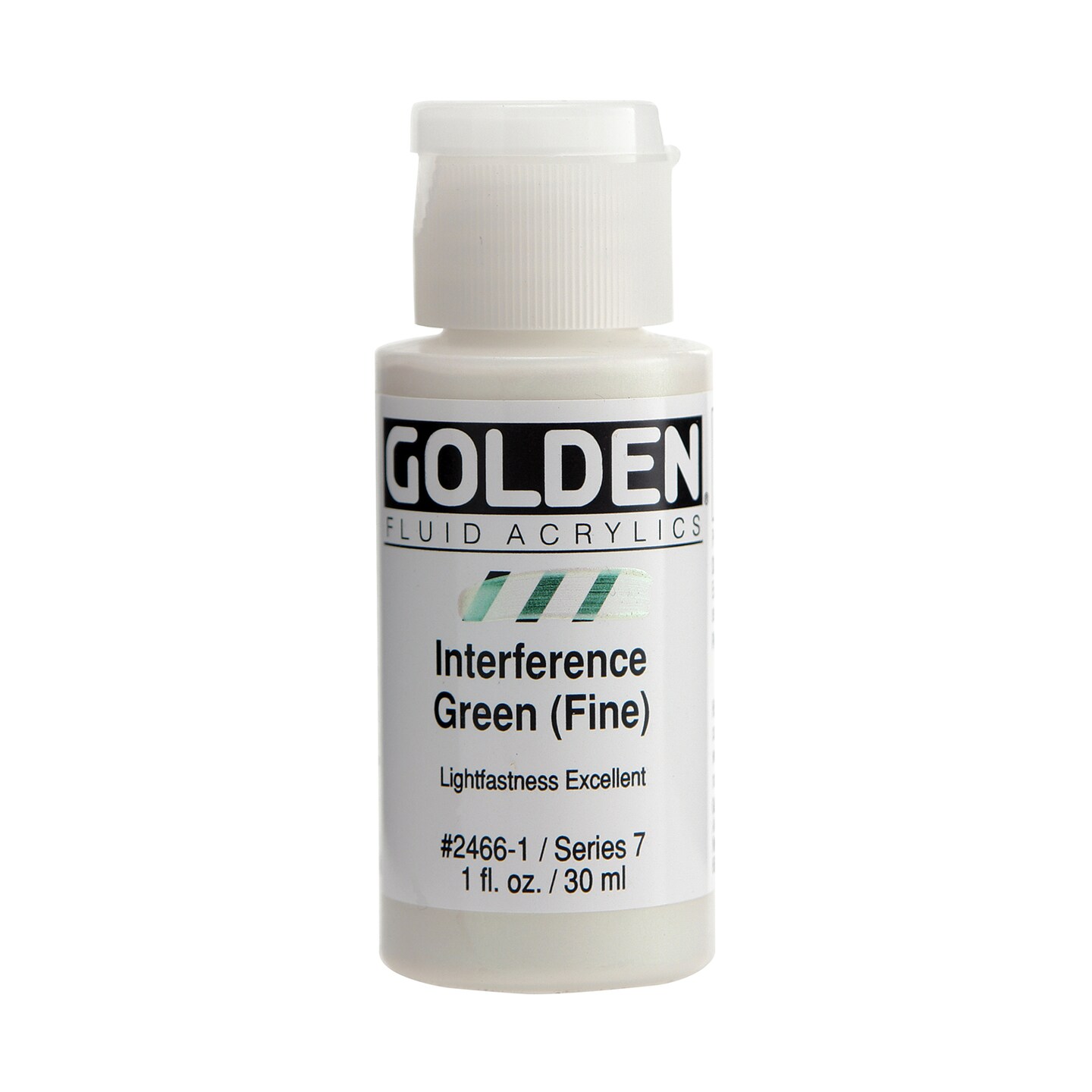 Golden Fluid Interference Acrylic, 1 Oz., Interference Green | Michaels